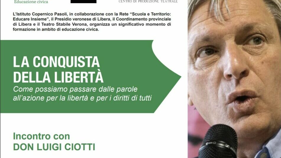 Ndrangheta, Don Ciotti parla agli studenti - La Cronaca di Verona